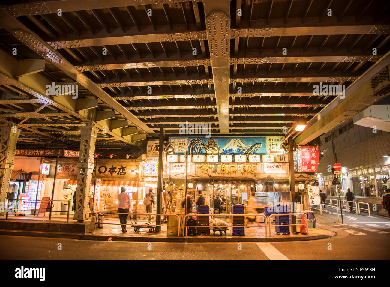Bunka Yokocho,Street scene around Yurakucho station,Minato-Ku,Tokyo ...