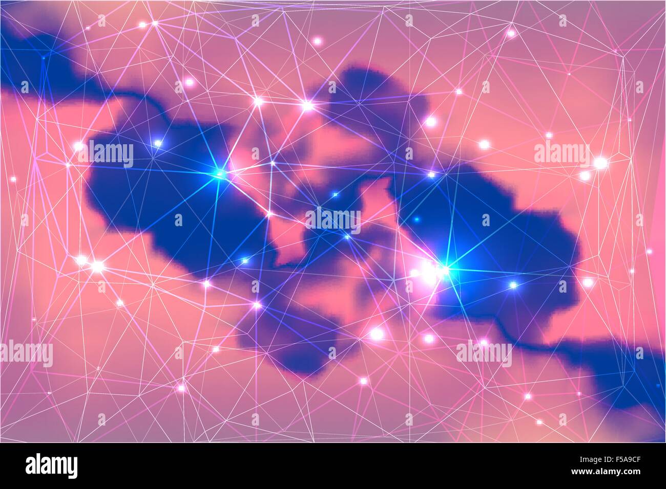 Abstract colorful background with stars Stock Vector Image & Art - Alamy