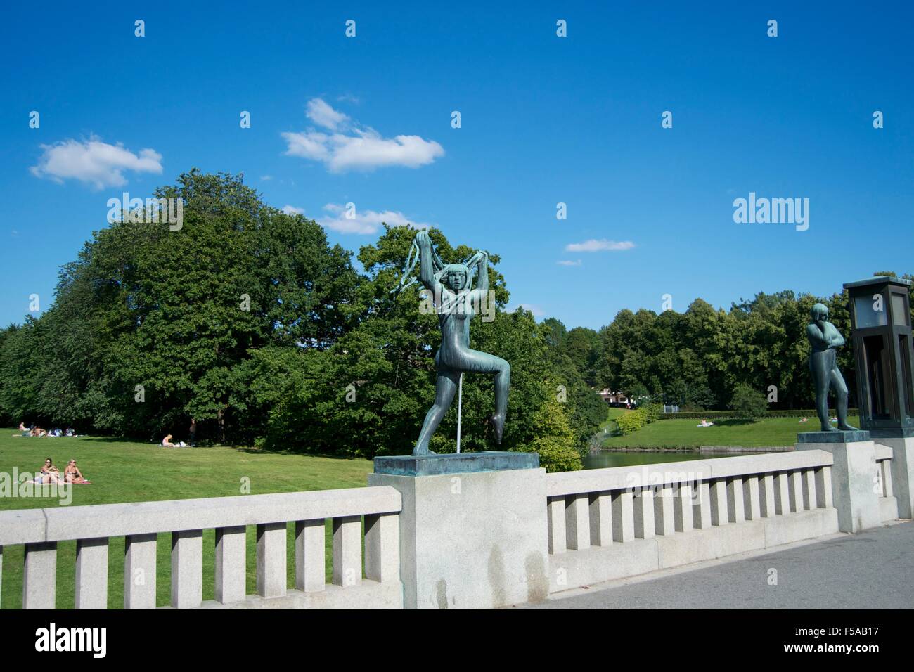 Gustav Vigeland park sculpture Oslo architecture Stock Photo - Alamy