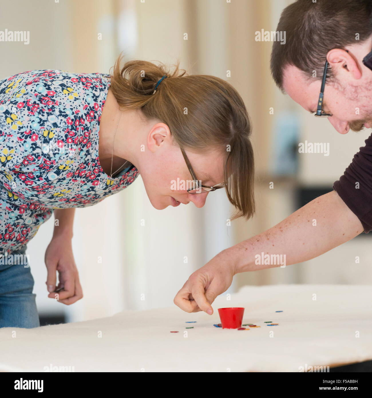 Tiddlywinks competition hi-res stock photography and images - Alamy