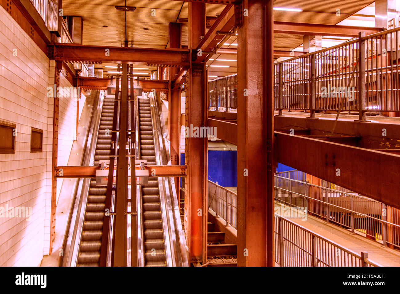 Penn Station subway station, Manhattan, New York City, United States of ...