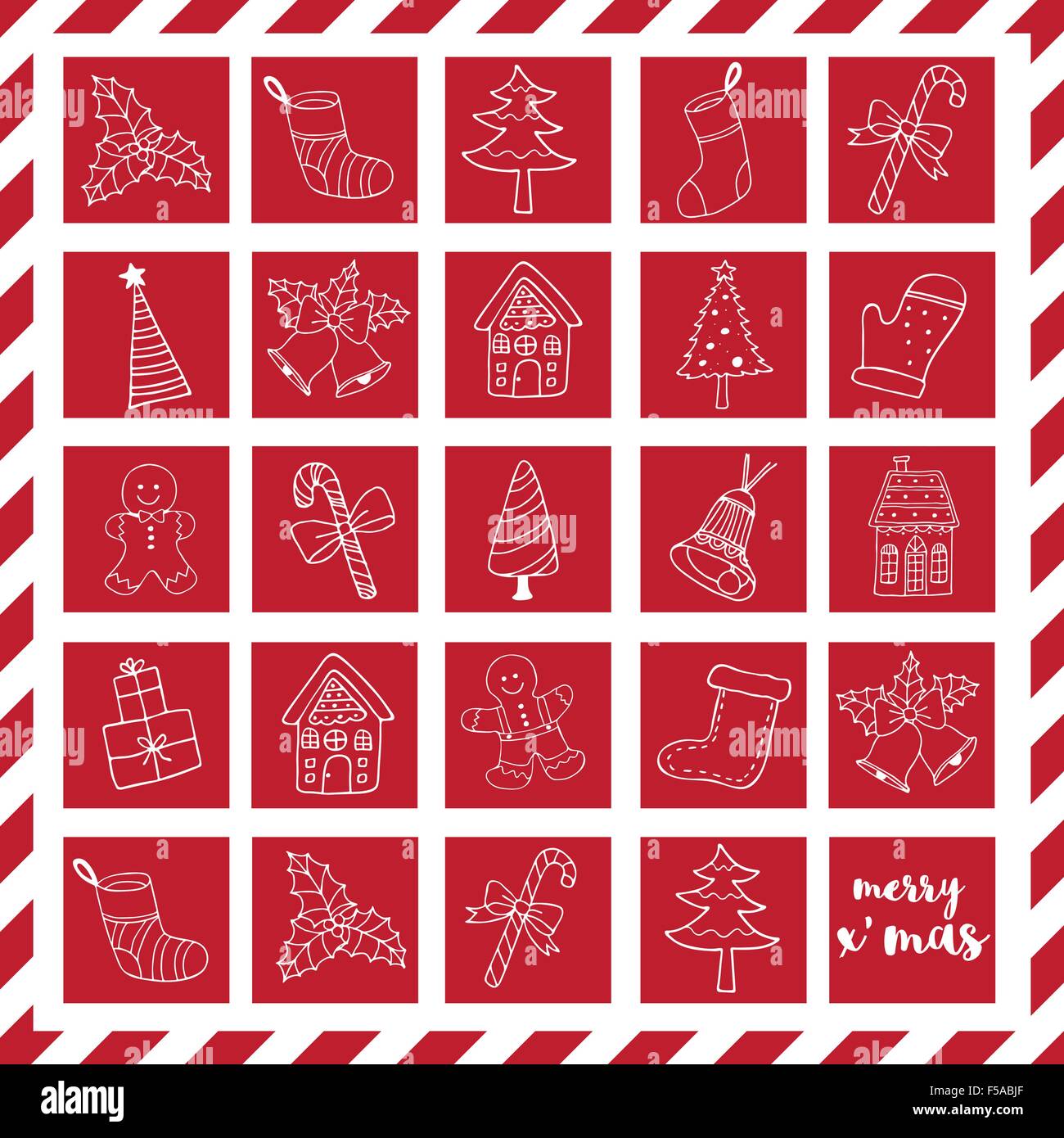 Red christmas candy in Stock Vector Images - Alamy