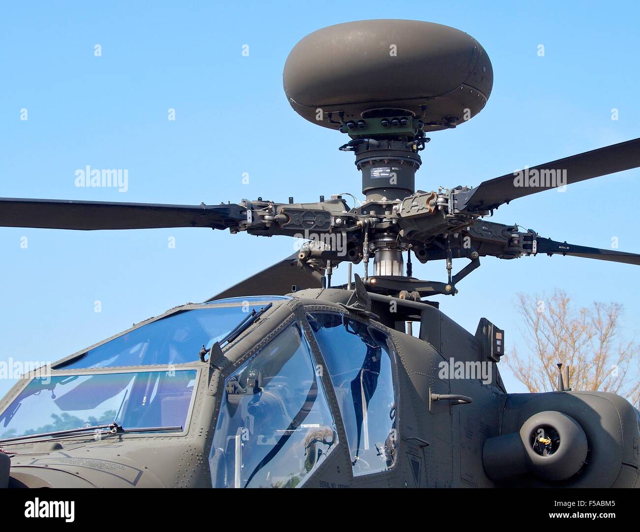 AH-64 Apache attack helicopter for opening to visitors at Kaohsiung ...