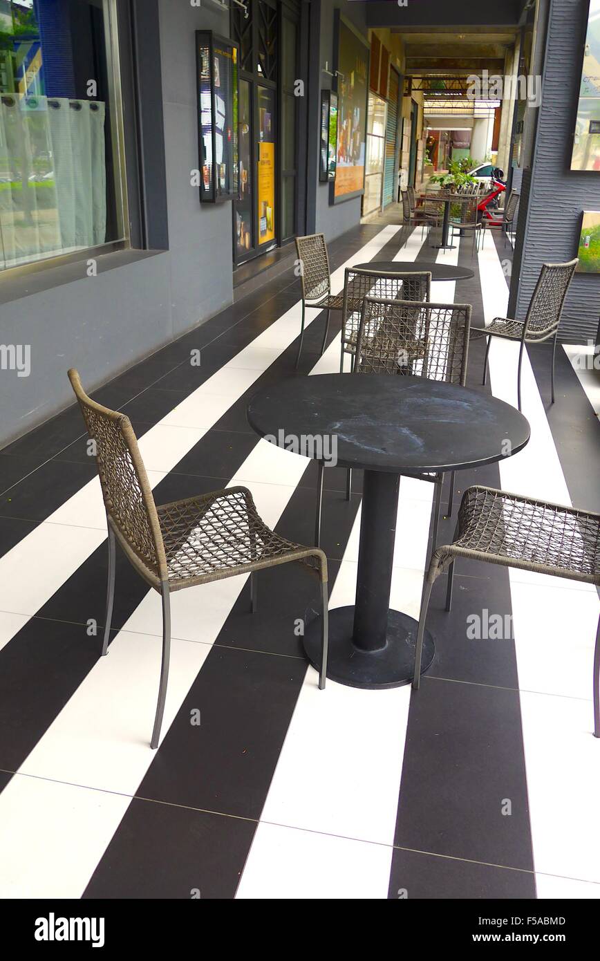 Cafe chairs In Taiwan Stock Photo - Alamy