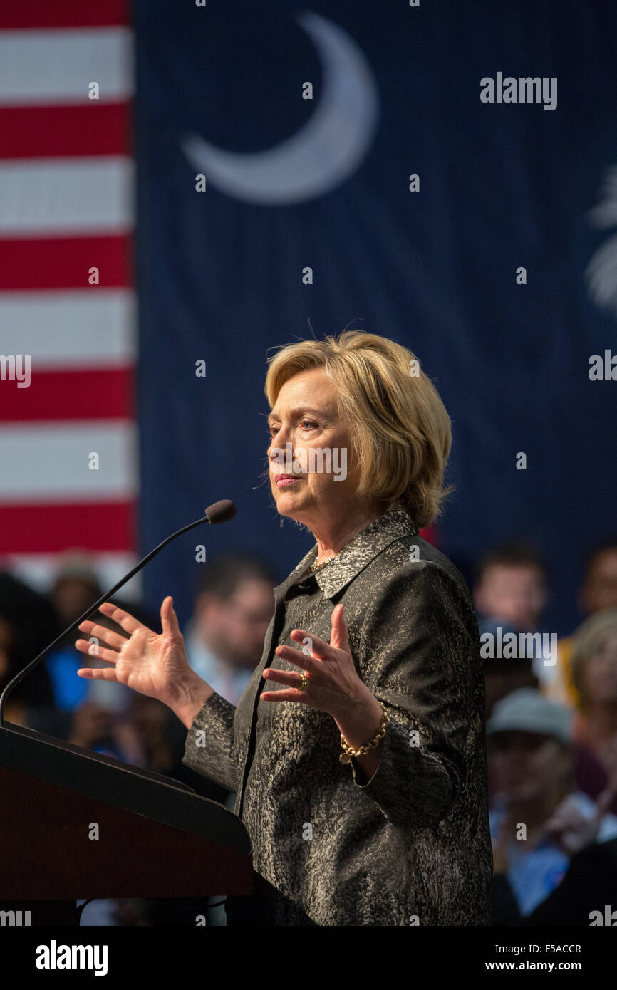 Charleston, South Carolina, USA. 31st October, 2015. Former Secretary ...