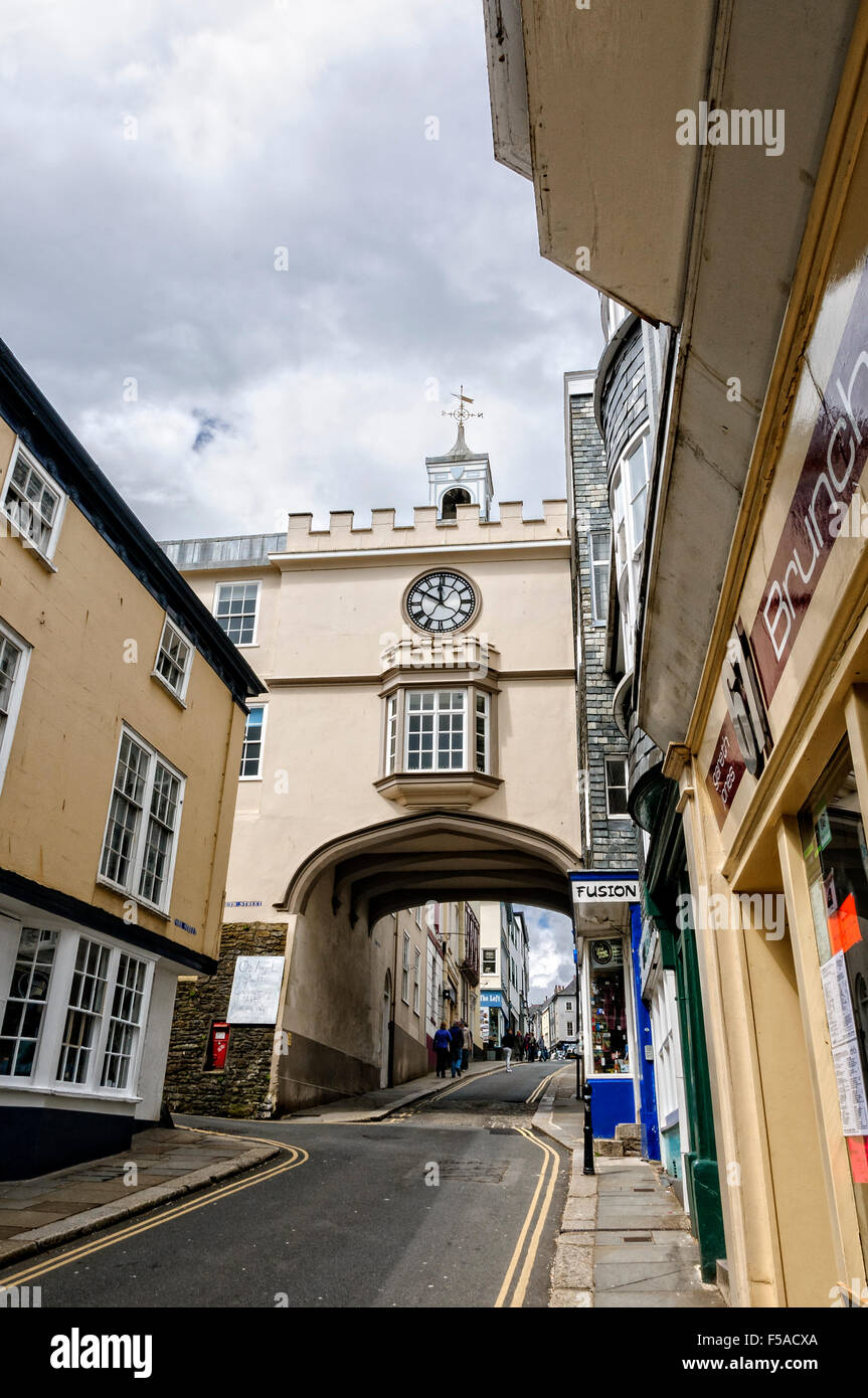The Elizabethan arch which spans the middle of the main street was ...