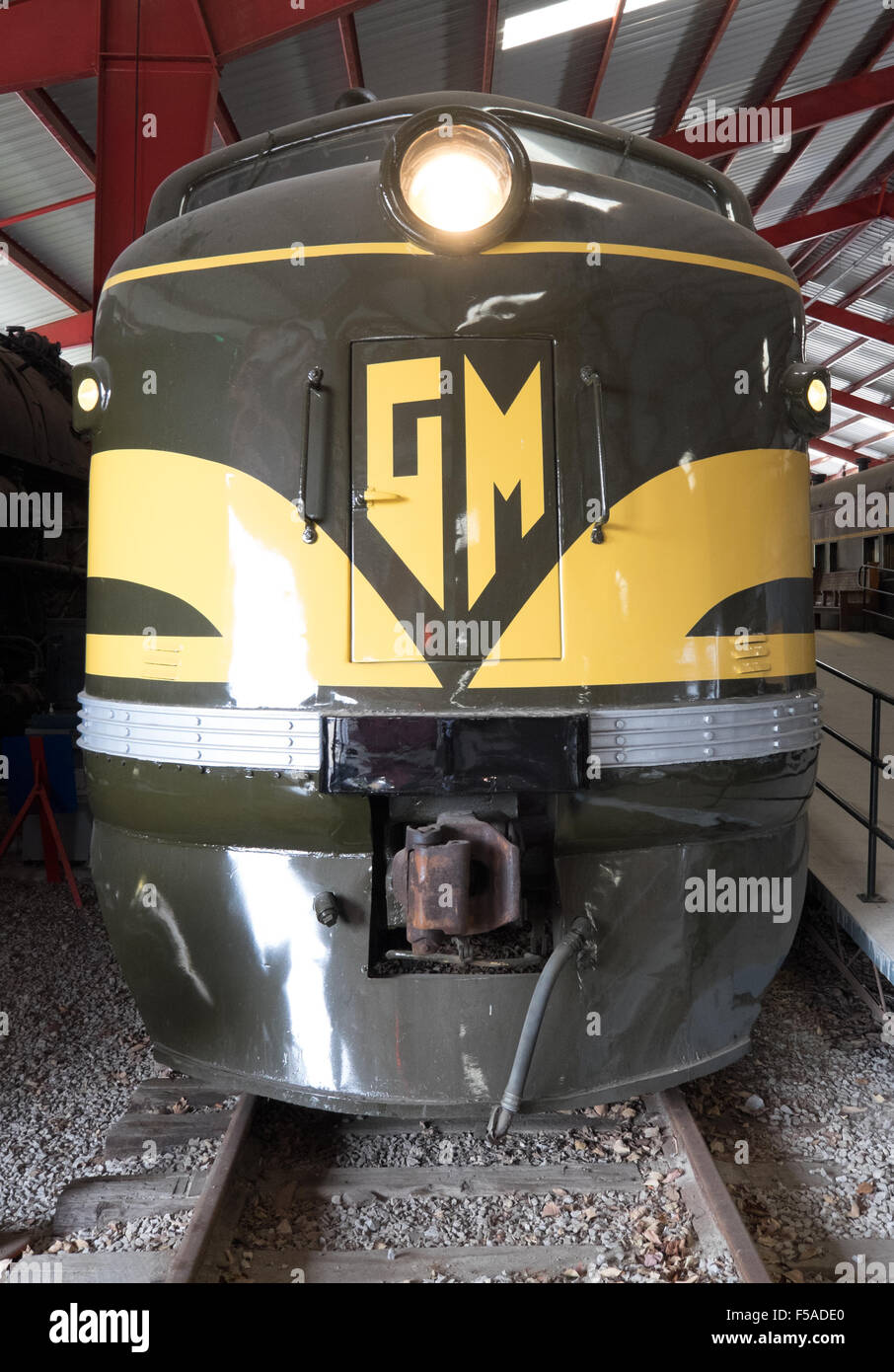 1939 General Motors Electromotive diesel electric engine on display in ...