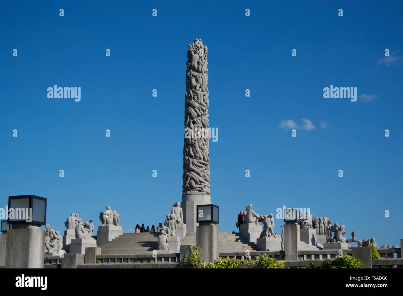 Gustav Vigeland park sculpture Oslo architecture Stock Photo - Alamy