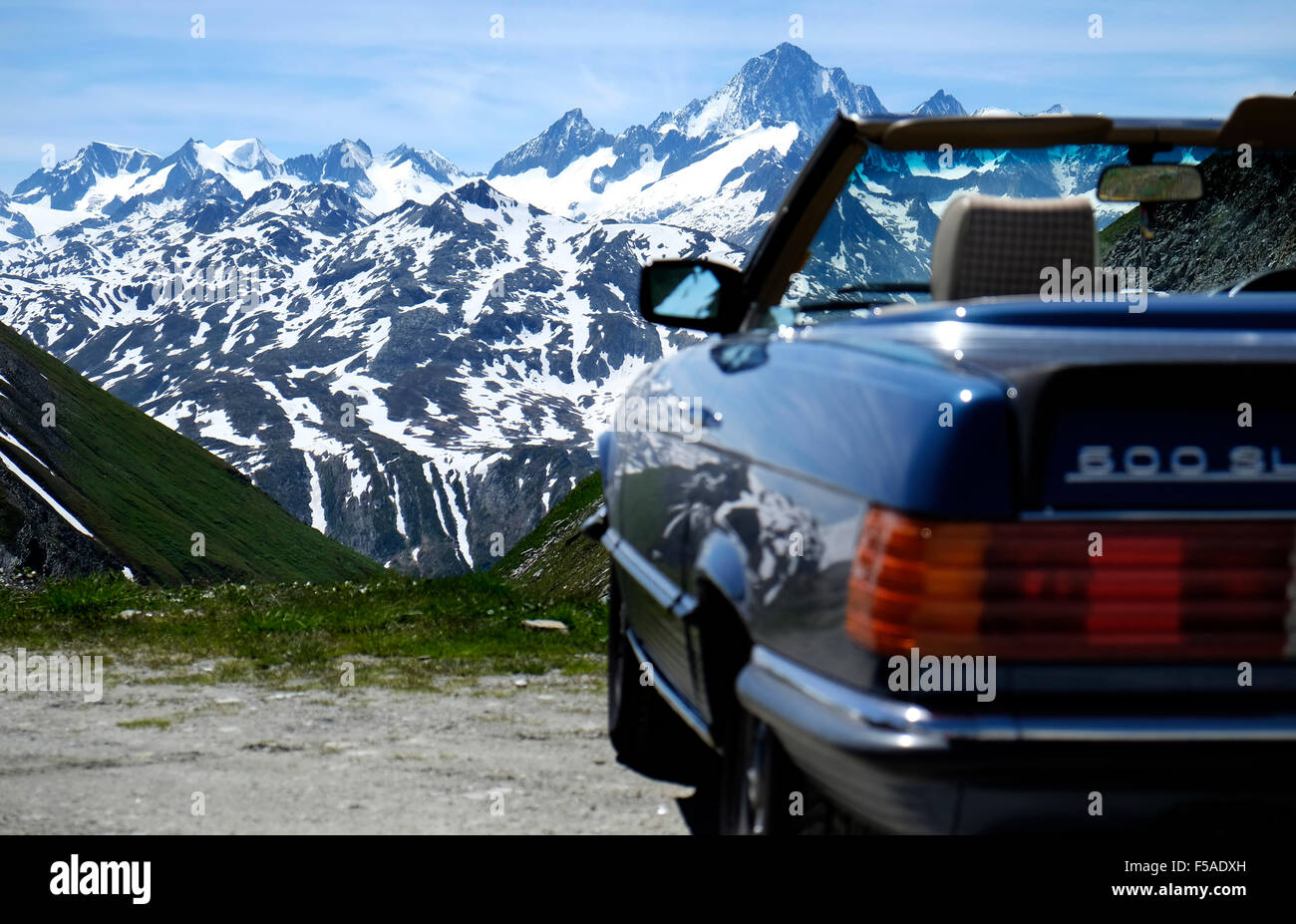 Open top mercedes car hi-res stock photography and images - Alamy