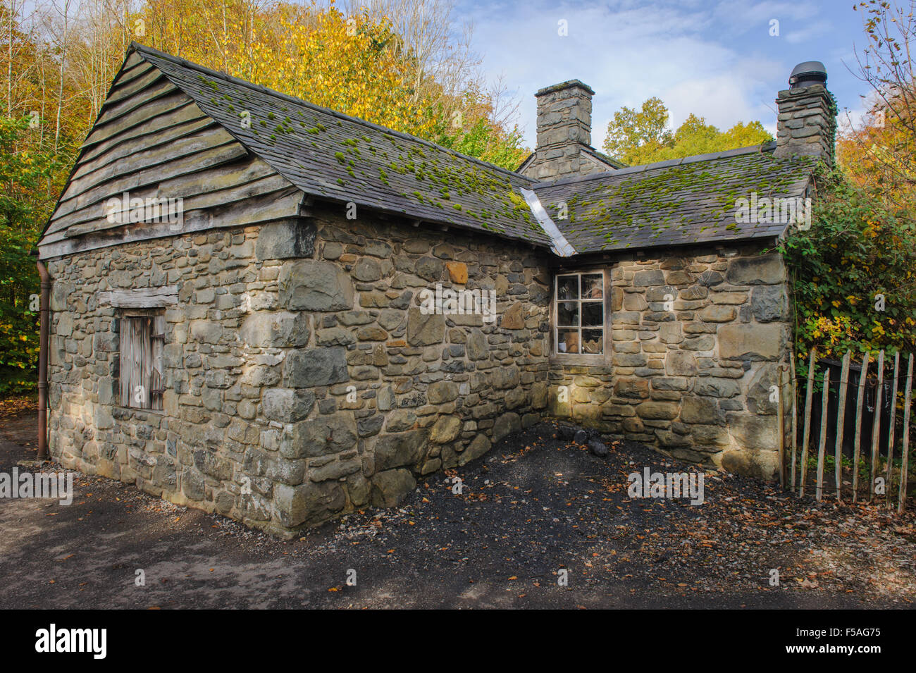 Autumn at the Museum of Welsh Life, St Fagans, near Cardiff, South ...