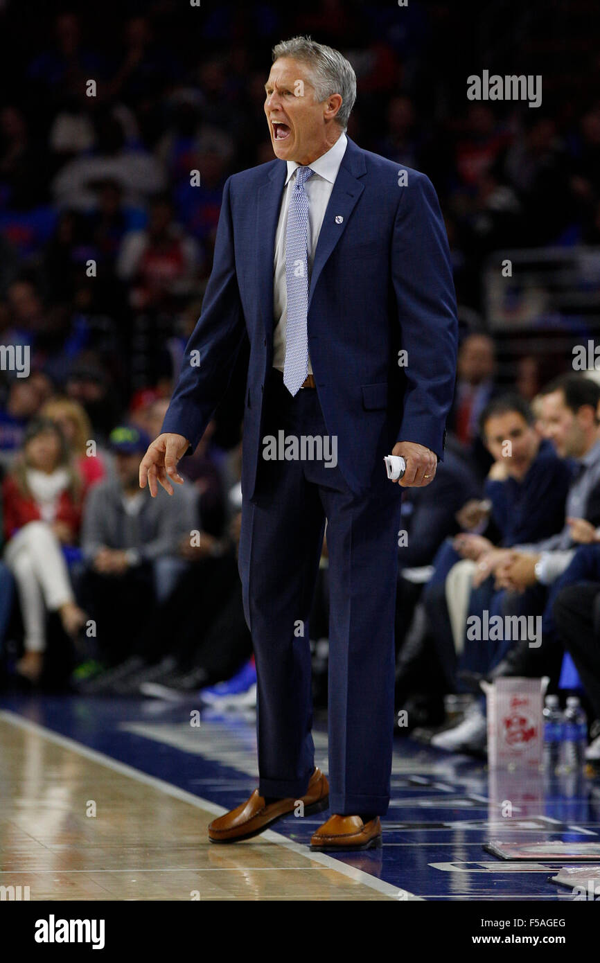 Philadelphia, Pennsylvania, USA. 30th Oct, 2015. Philadelphia 76ers ...