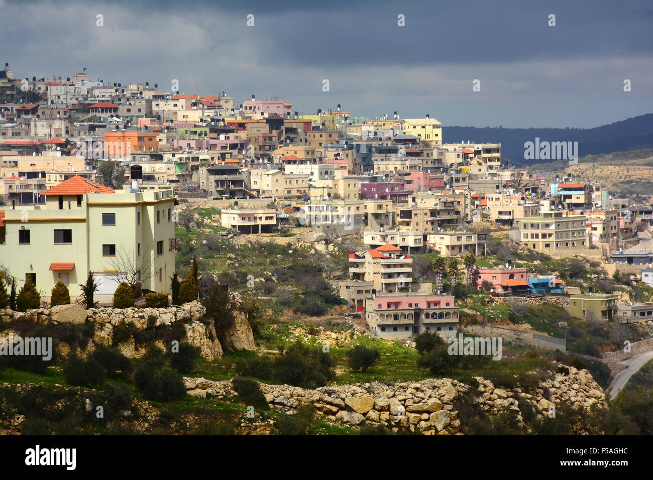 Beit Jan Druz village, Israel Stock Photo - Alamy