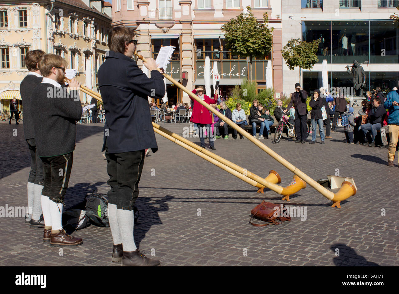 Alpine horns hi-res stock photography and images - Alamy