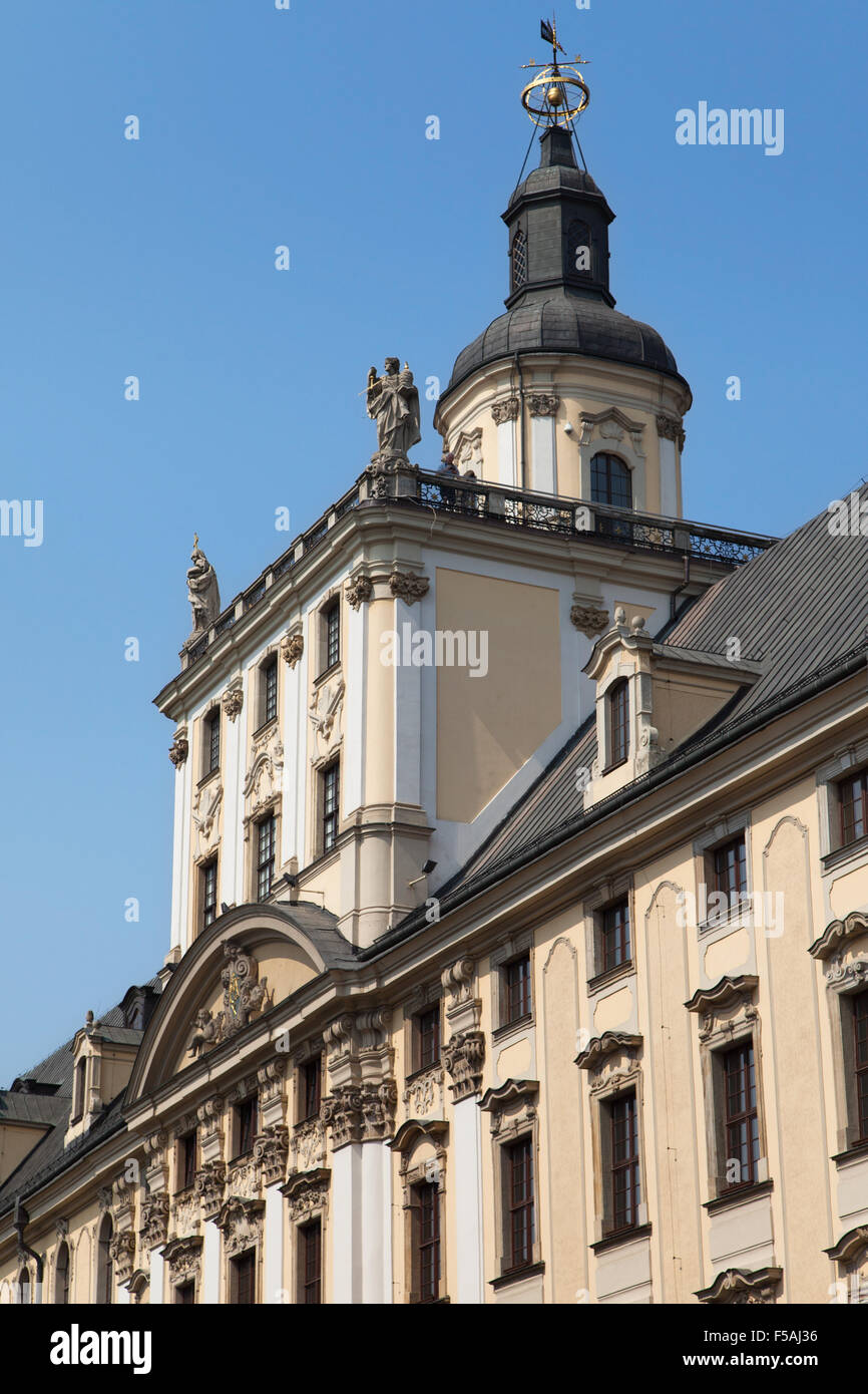 Mathematics Tower of the University of Wroclaw, Poland Stock Photo - Alamy