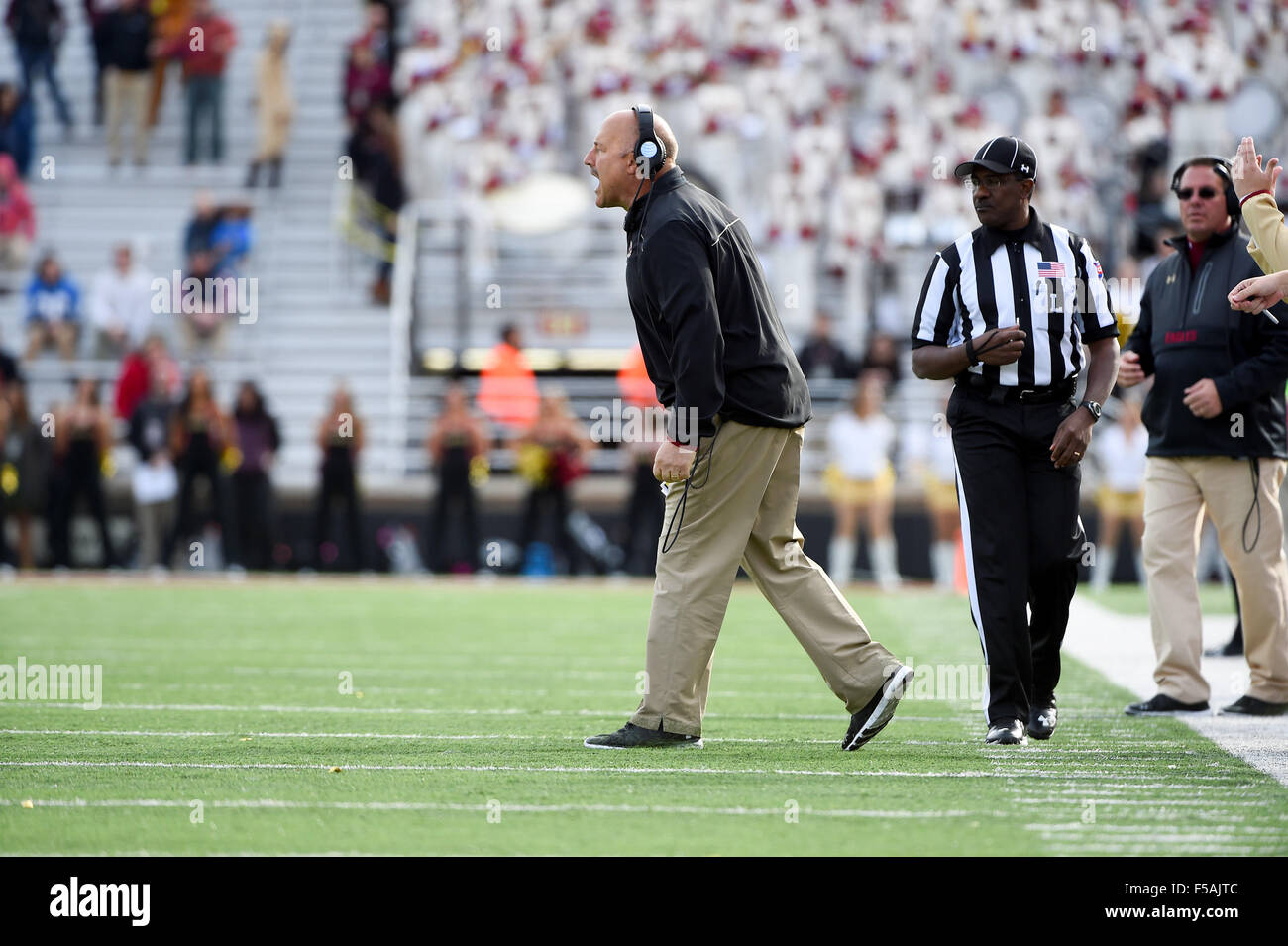 Saturday, October 31, 2015: Boston College Eagles head coach Steve ...