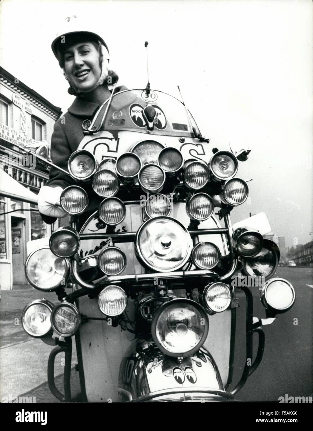 1968 - In ever she has a pile up she will have the heaviest light bill ...