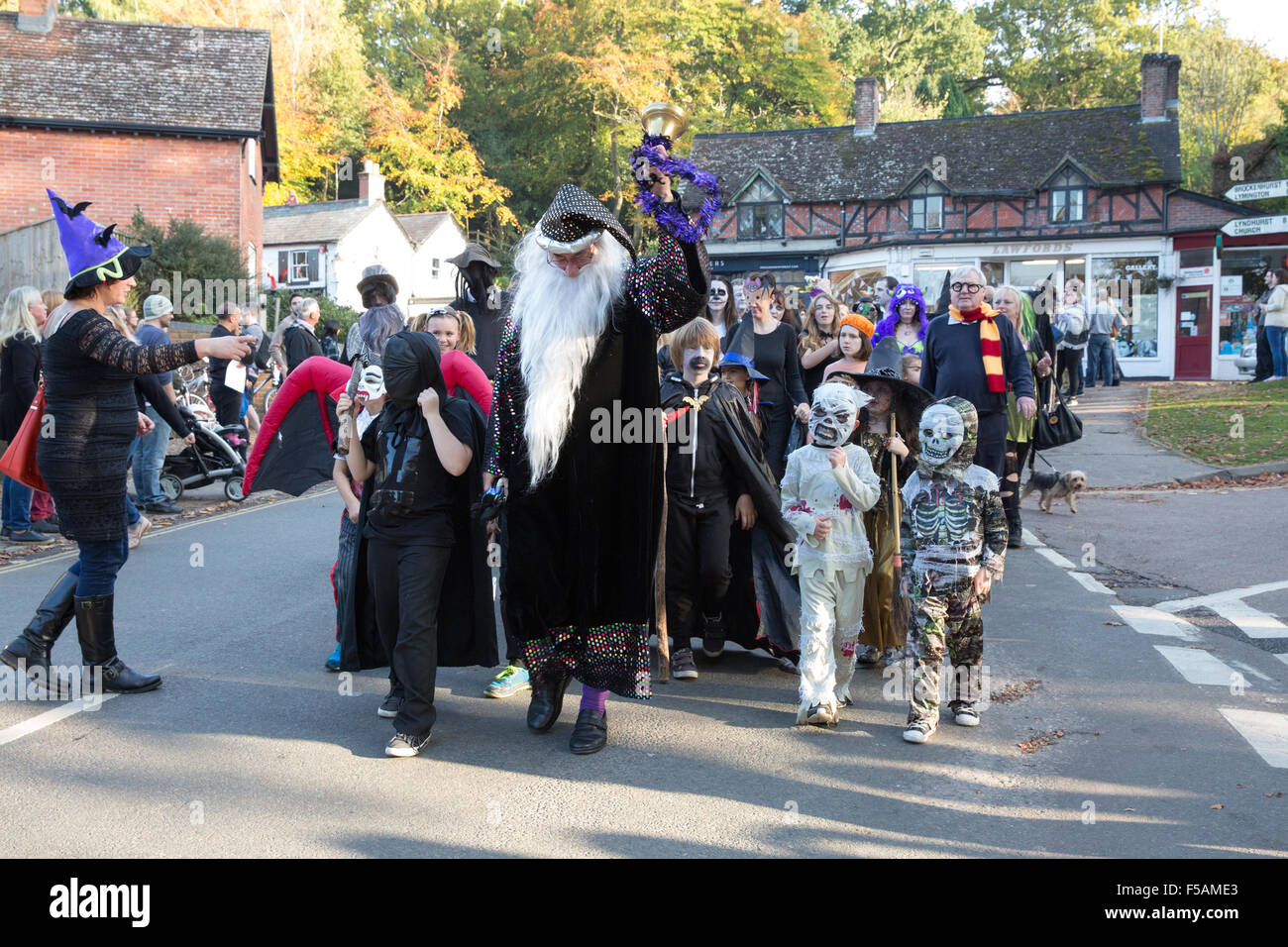 Burley, UK. 31st Oct, 2015. Halloween competition in Burley in the New ...