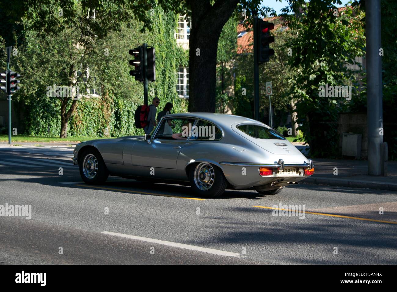classic sports car in Oslo Stock Photo - Alamy