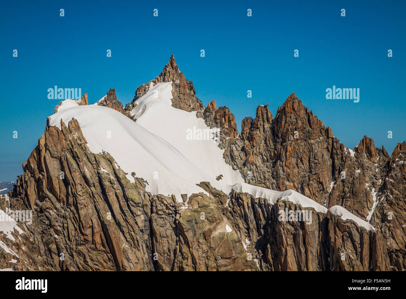 Mont Blanc Massif In The French Alps High Resolution Stock Photography ...