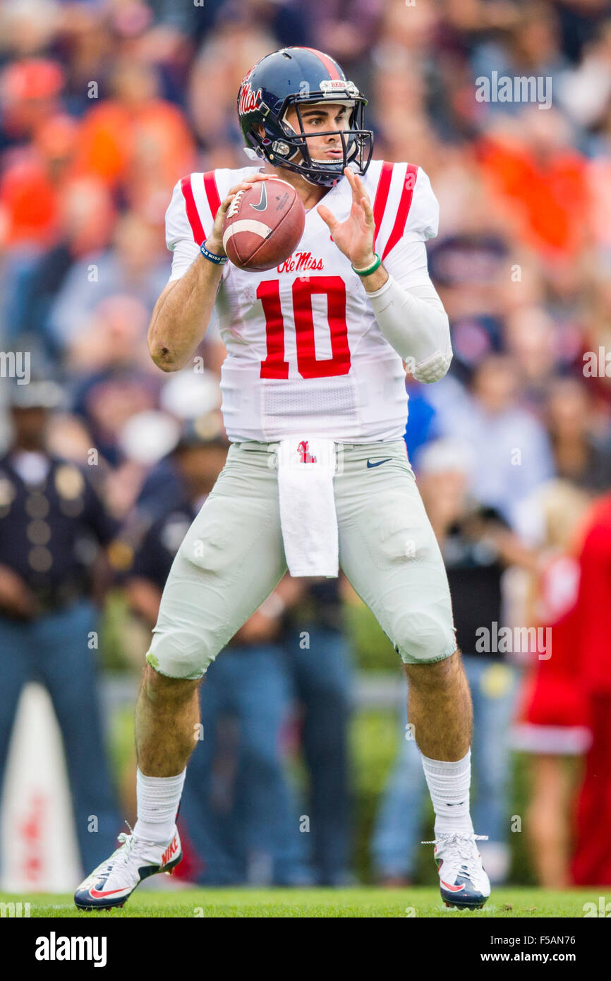 Ole Miss quarterback Chad Kelly (10) during the NCAA college football ...