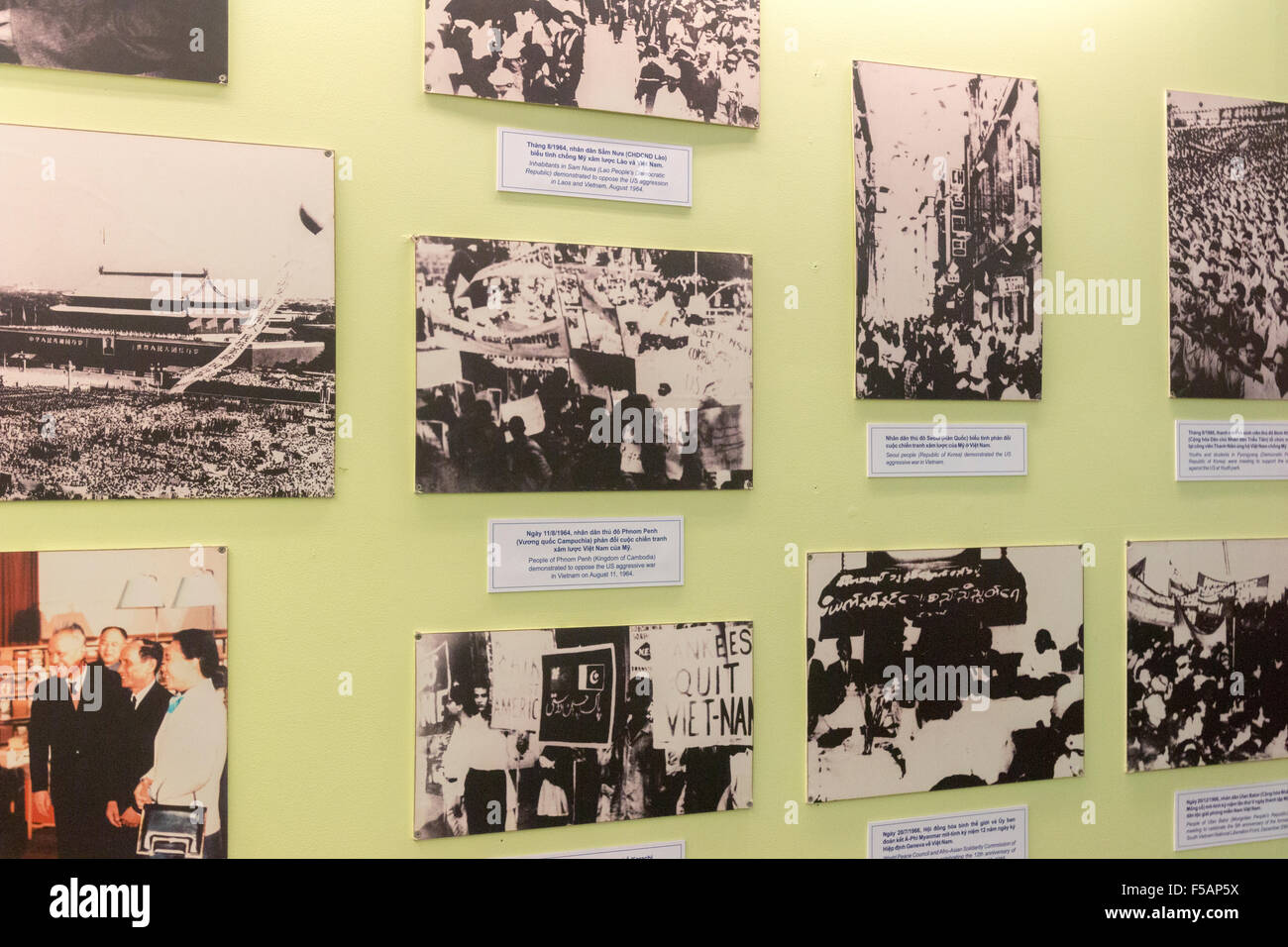 War Remnants Museum in Ho Chi Minh city, contains exhibits relating to ...
