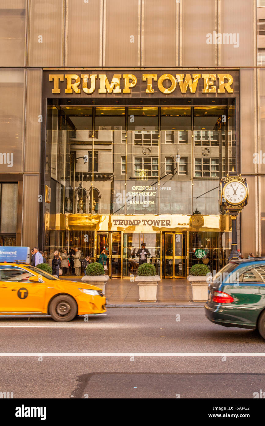 Trump Tower, 5th Avenue, New York City, United States of America Stock ...