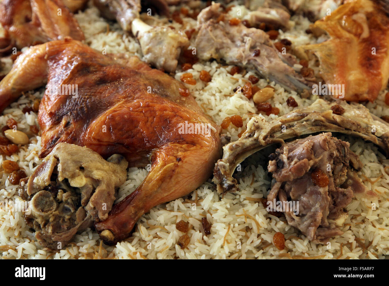 Traditional Biriyani or Biriani mixed rice with chicken. Kurdistan ...