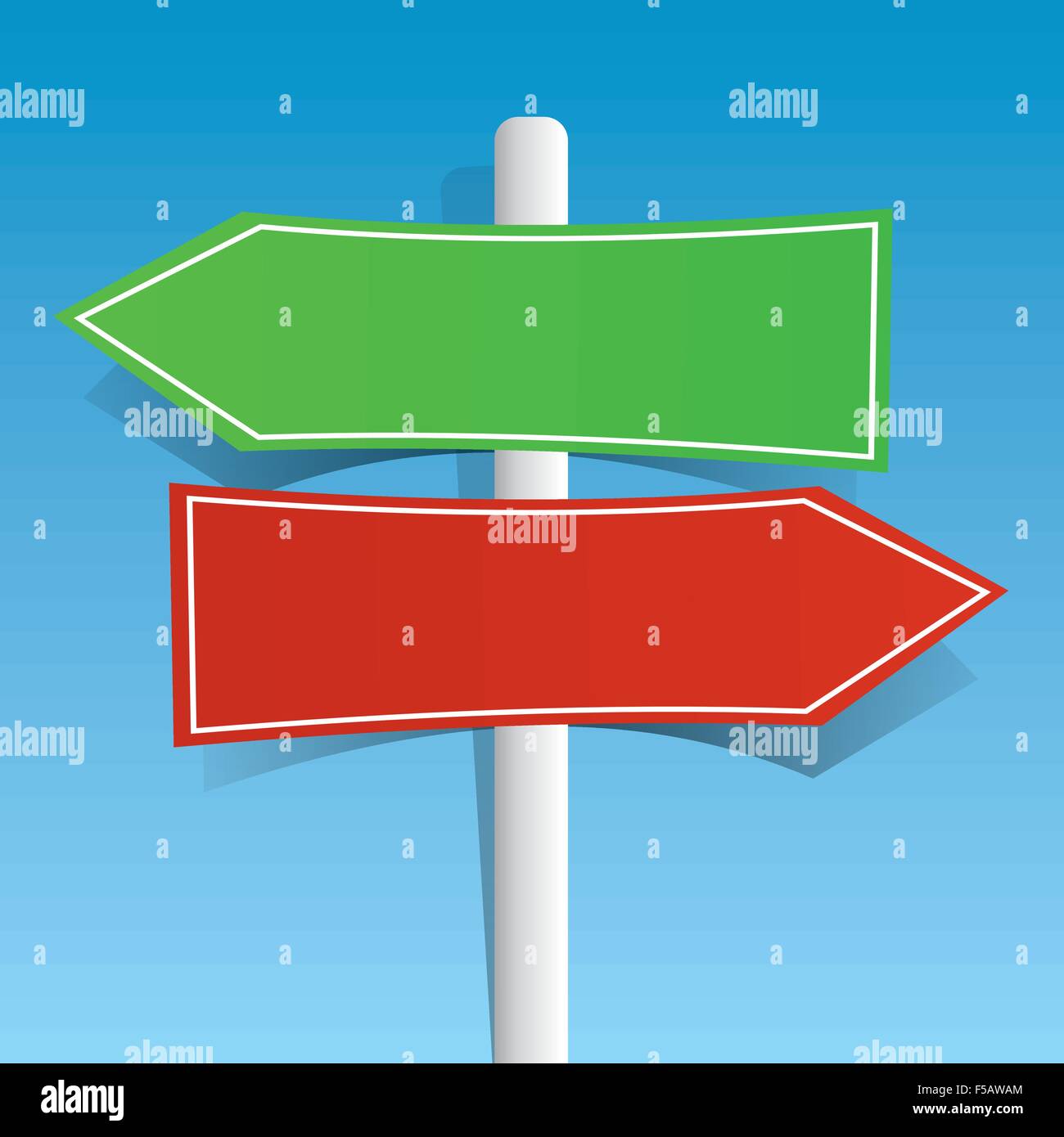 Future road sign 3d illustration Stock Vector Images - Alamy