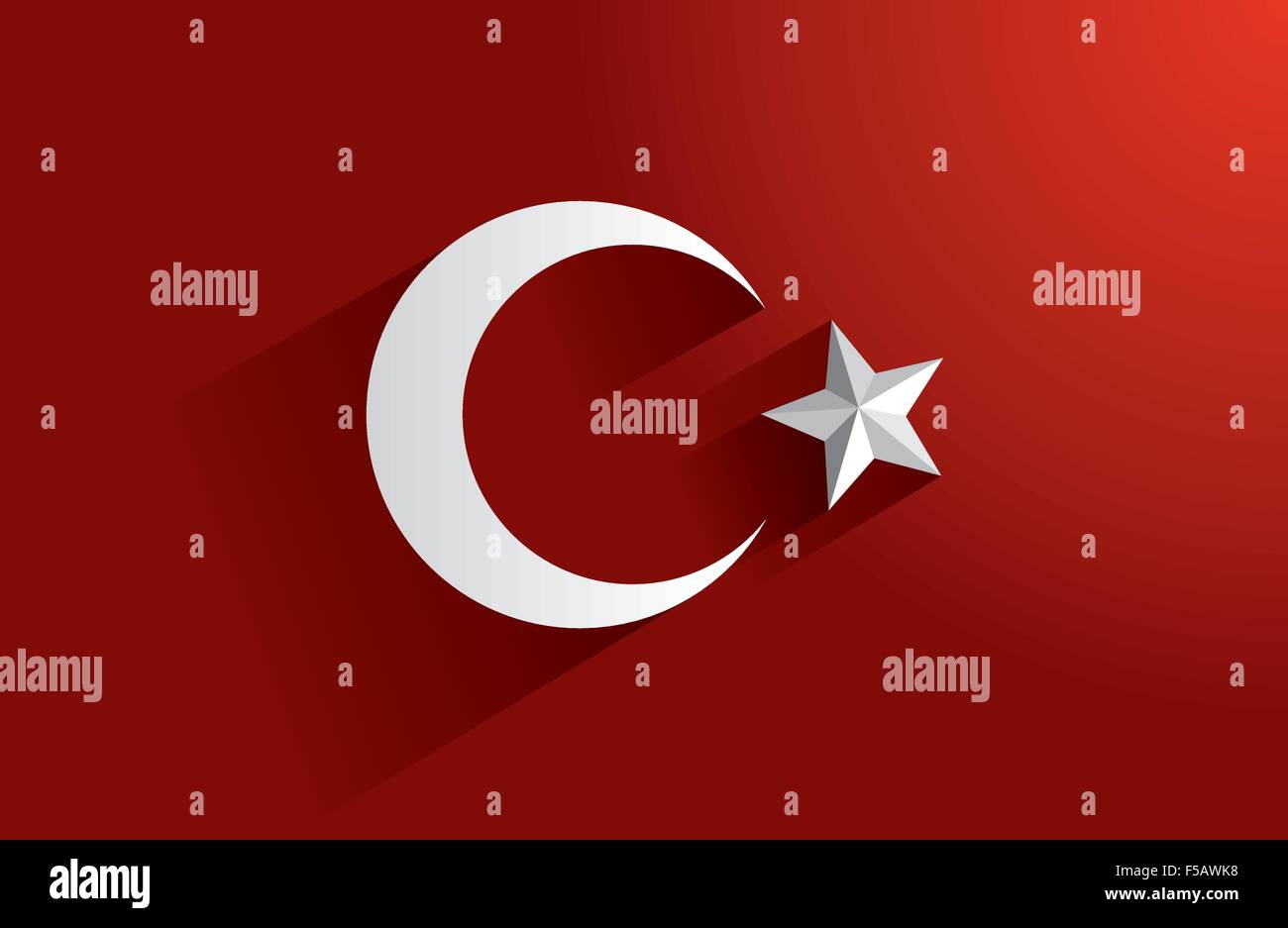 Creative abstract flag of Turkey, turkish flag background vector illustration Stock Vector Image ...