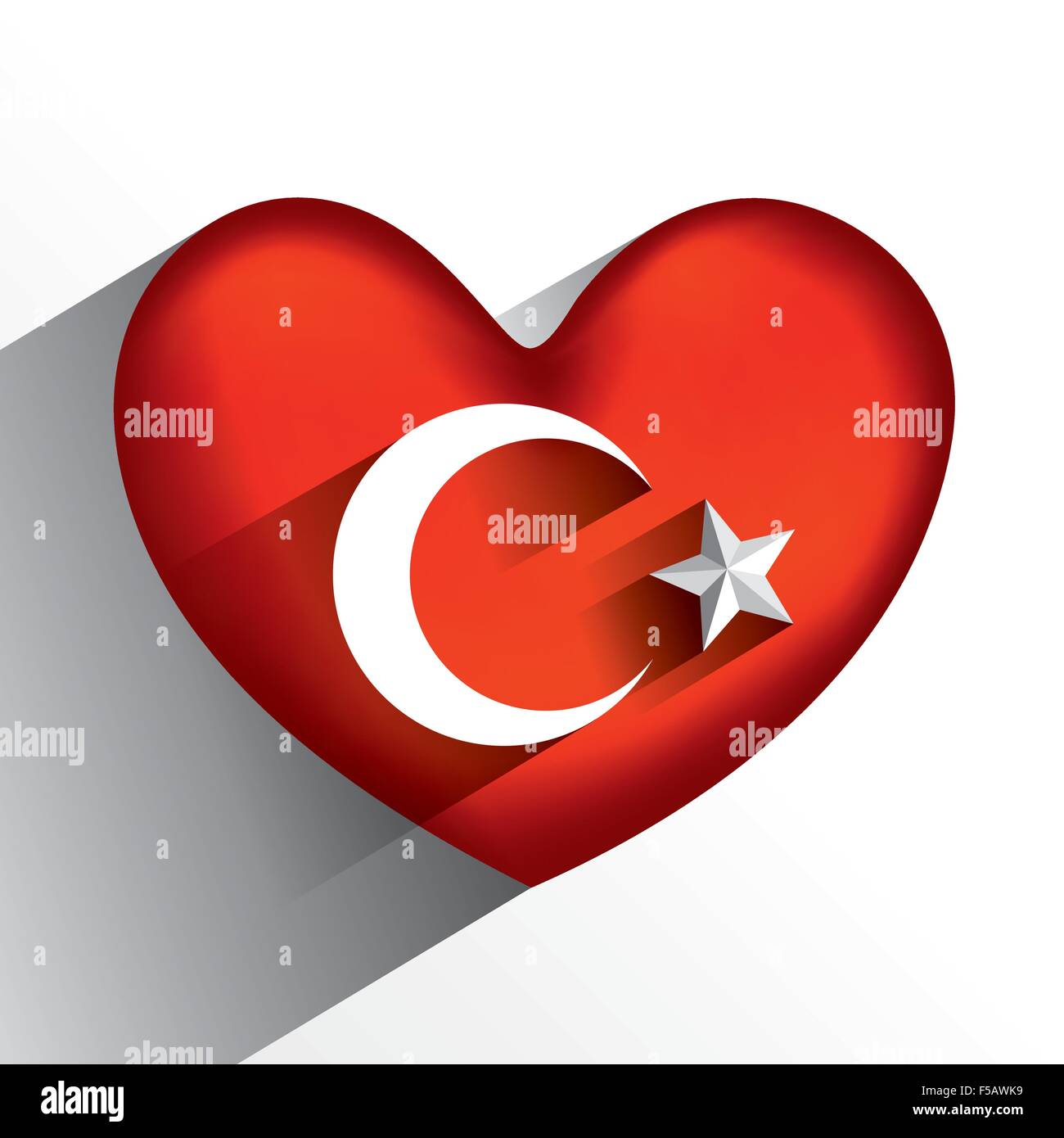 Creative abstract flag of Turkey, turkish flag background vector illustration Stock Vector Image ...