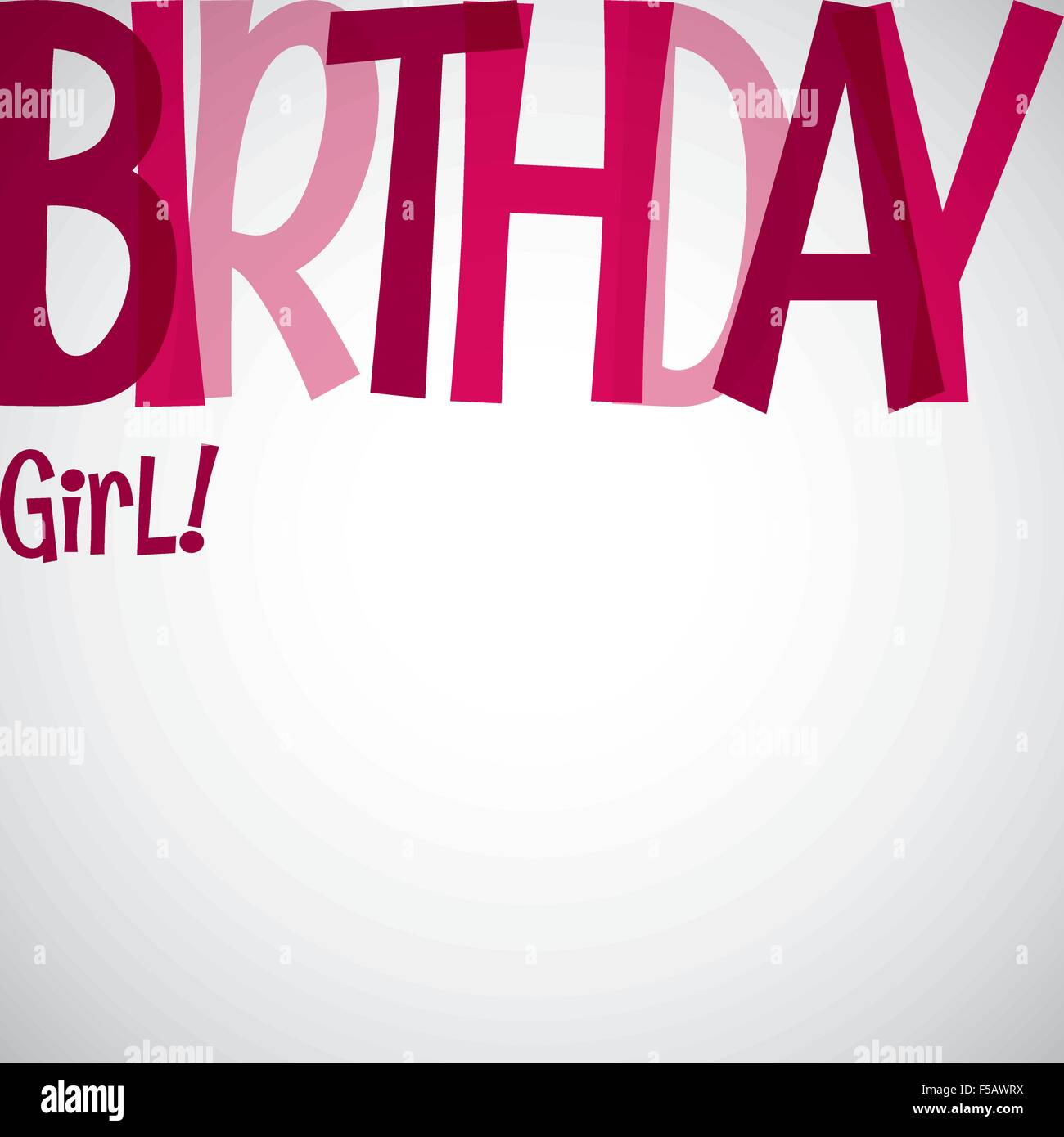 Typographic Birthday card in vector format Stock Vector Image & Art - Alamy