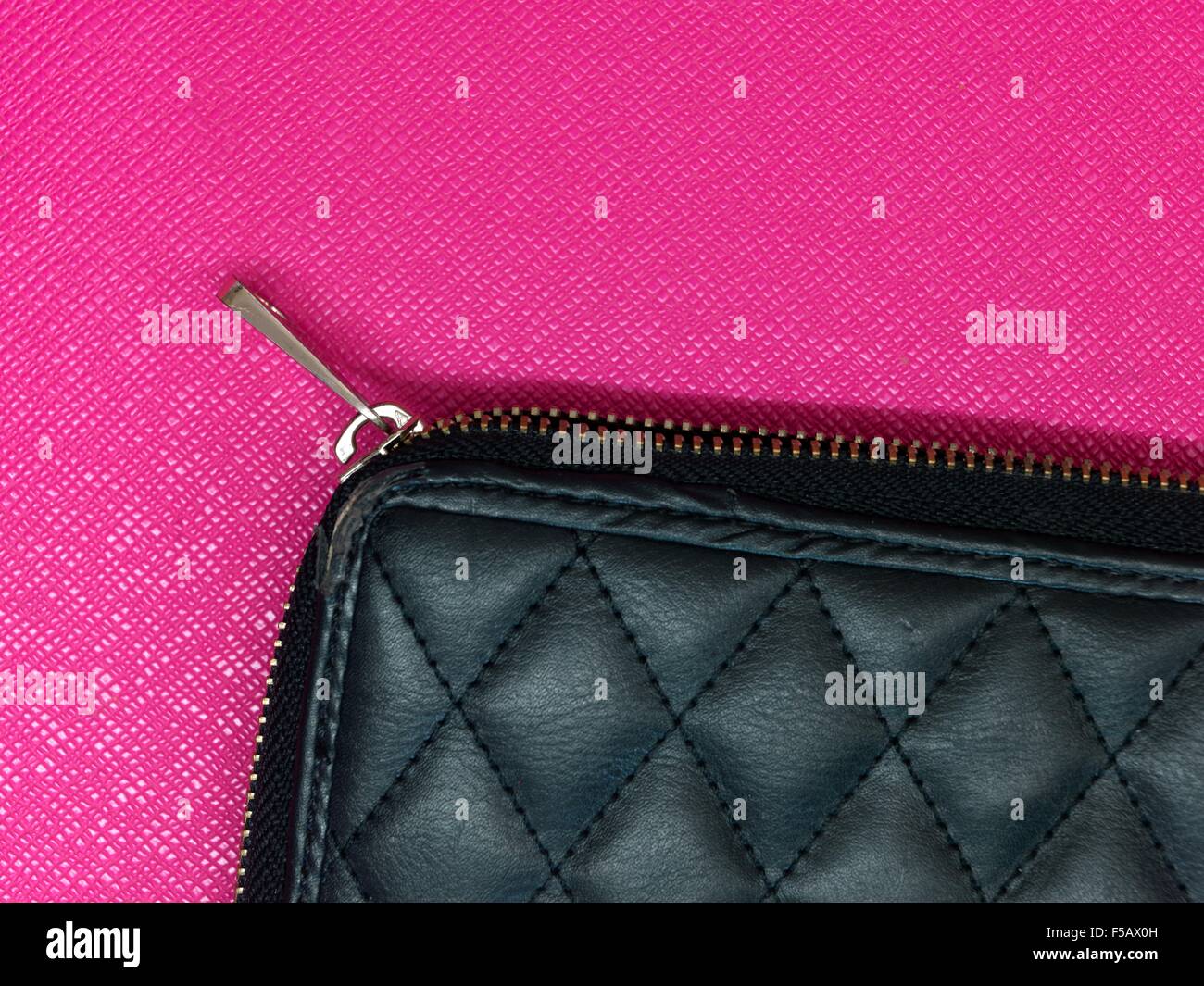 A close up shot of a males wallet Stock Photo - Alamy