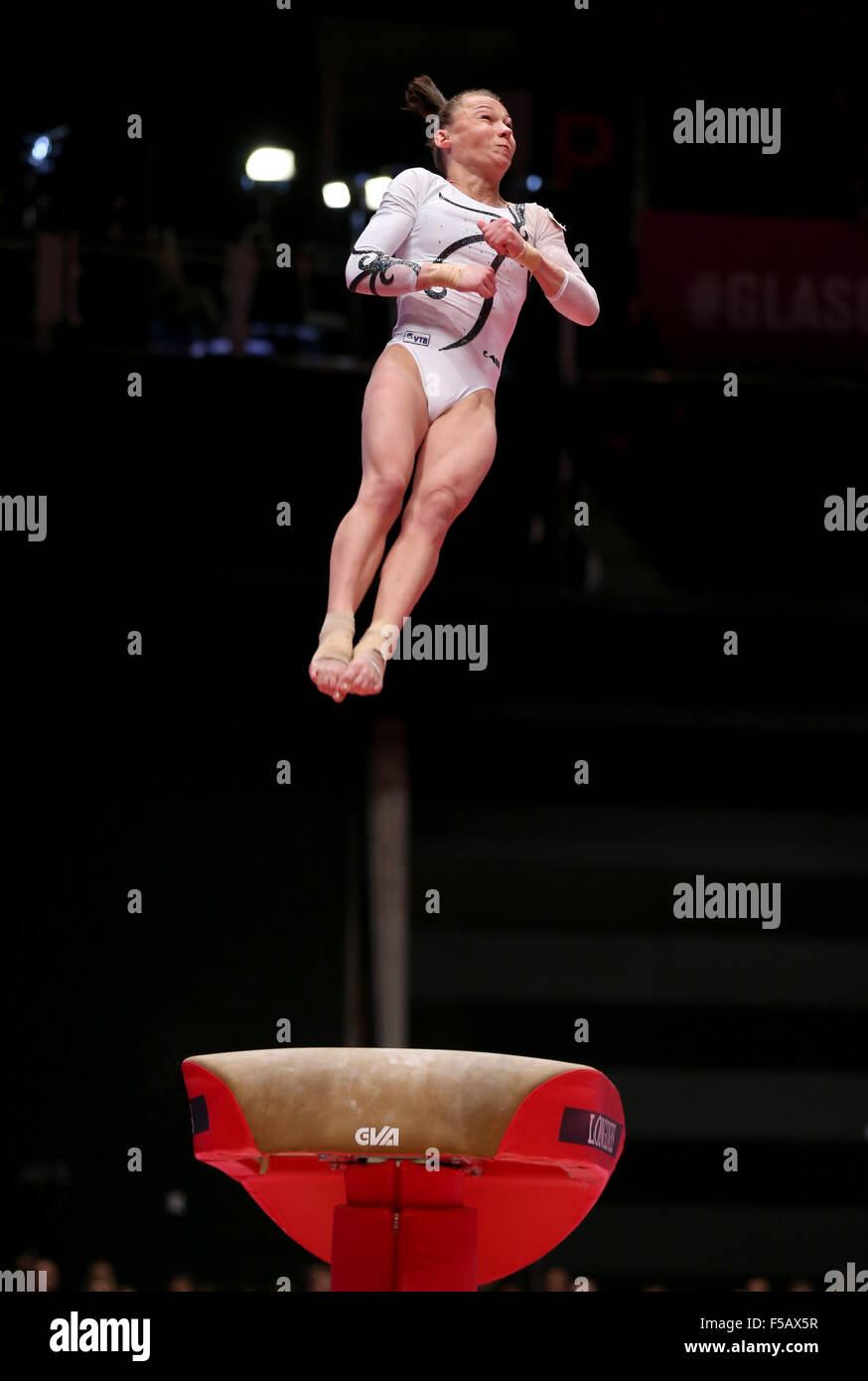 Glasgow, Great Britain. 31st Oct, 2015. Maria Paseka of Russia competes ...