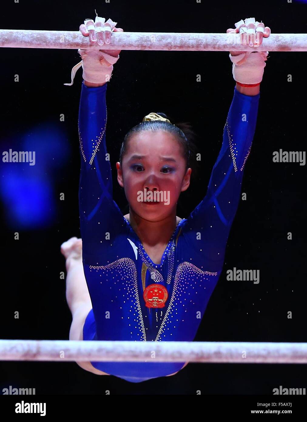 Glasgow, Scotland. 31st Oct, 2015. Fan Yilin of China competes during ...