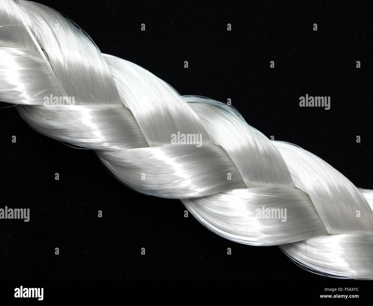 A close up shot of a hair braid Stock Photo - Alamy