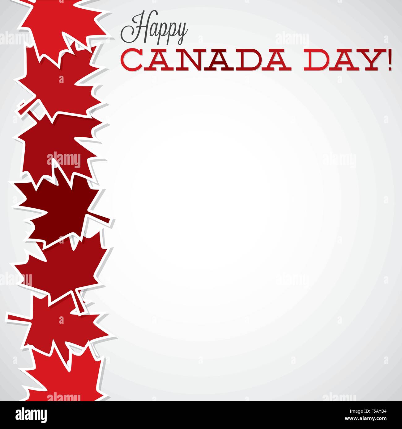 French happy canada day sticker hi-res stock photography and images - Alamy