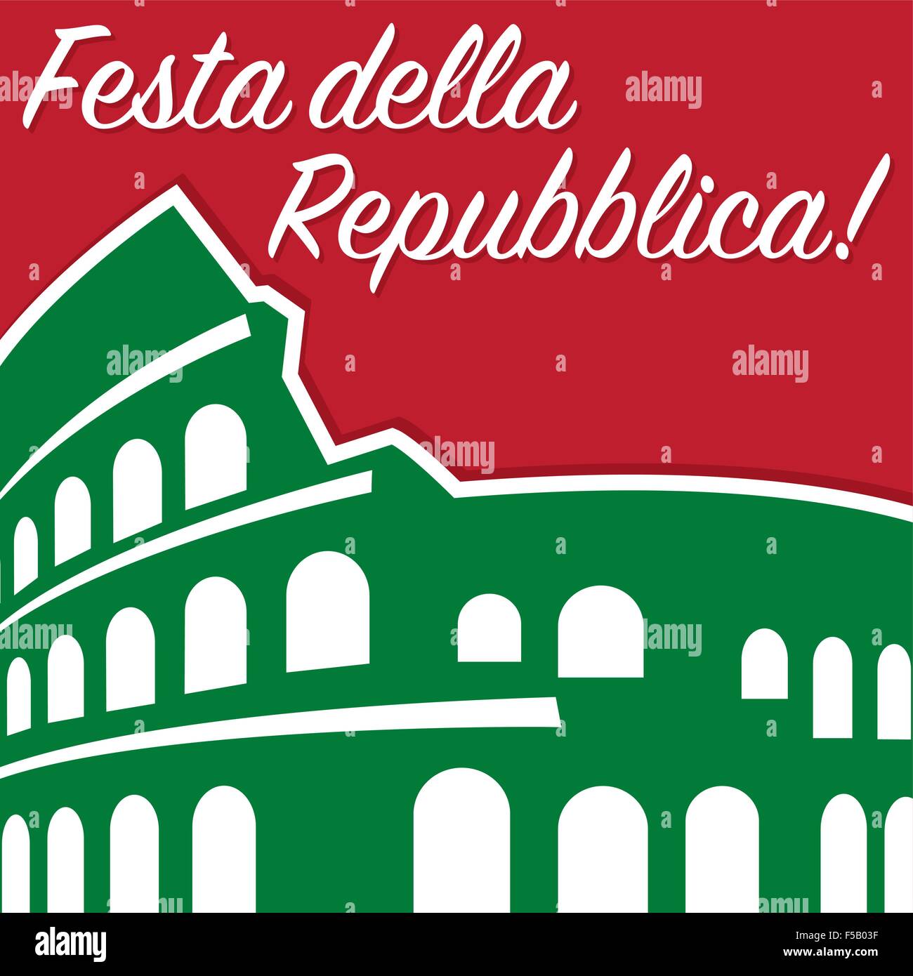 Italian Republic Day card in vector format Stock Vector Image & Art - Alamy