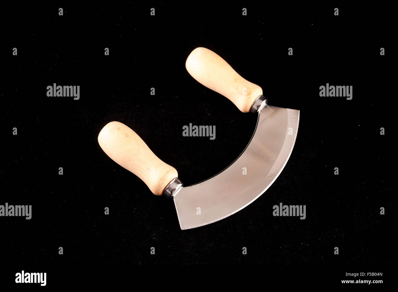 Curved Metallic Knife Tool Stock Photo - Alamy