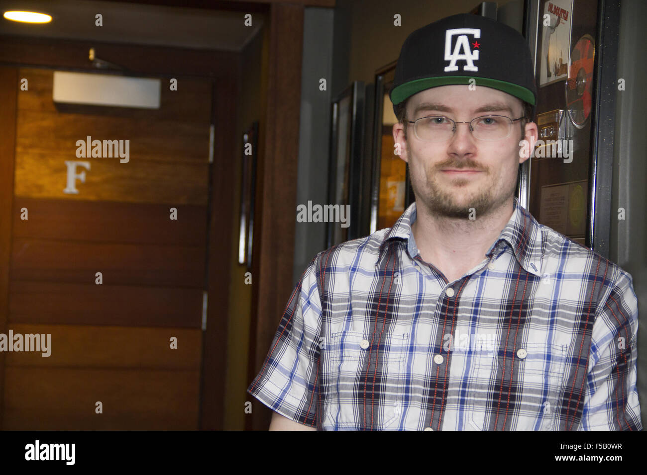 Rapper/Songwriter Brian Fuerst working on his latest song, “ Catch it ...