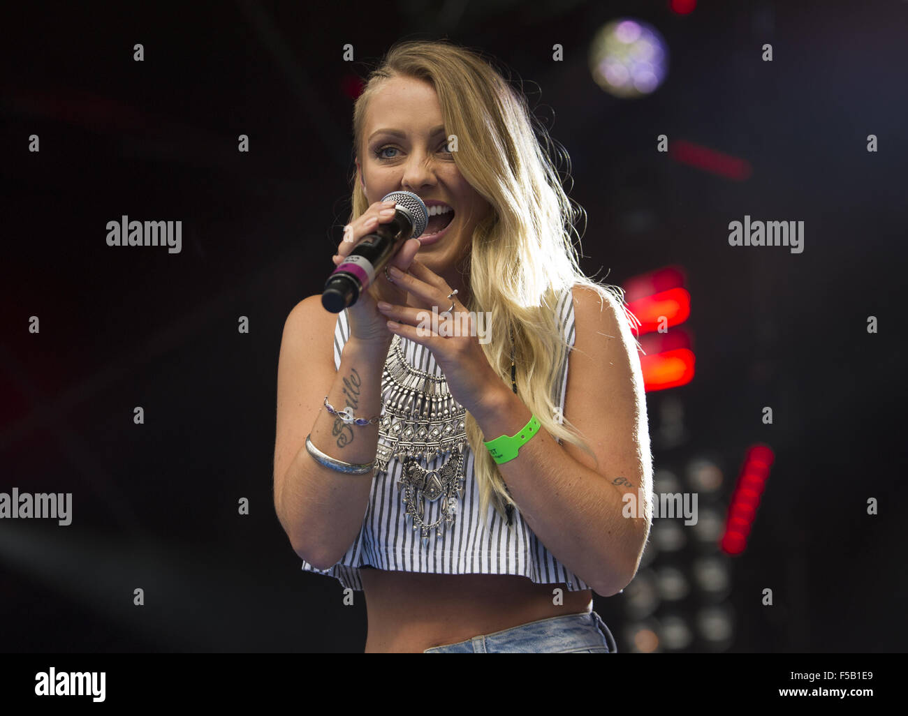 Alexa Goddard performs at Fusion Festival Featuring: Alexa Goddard ...