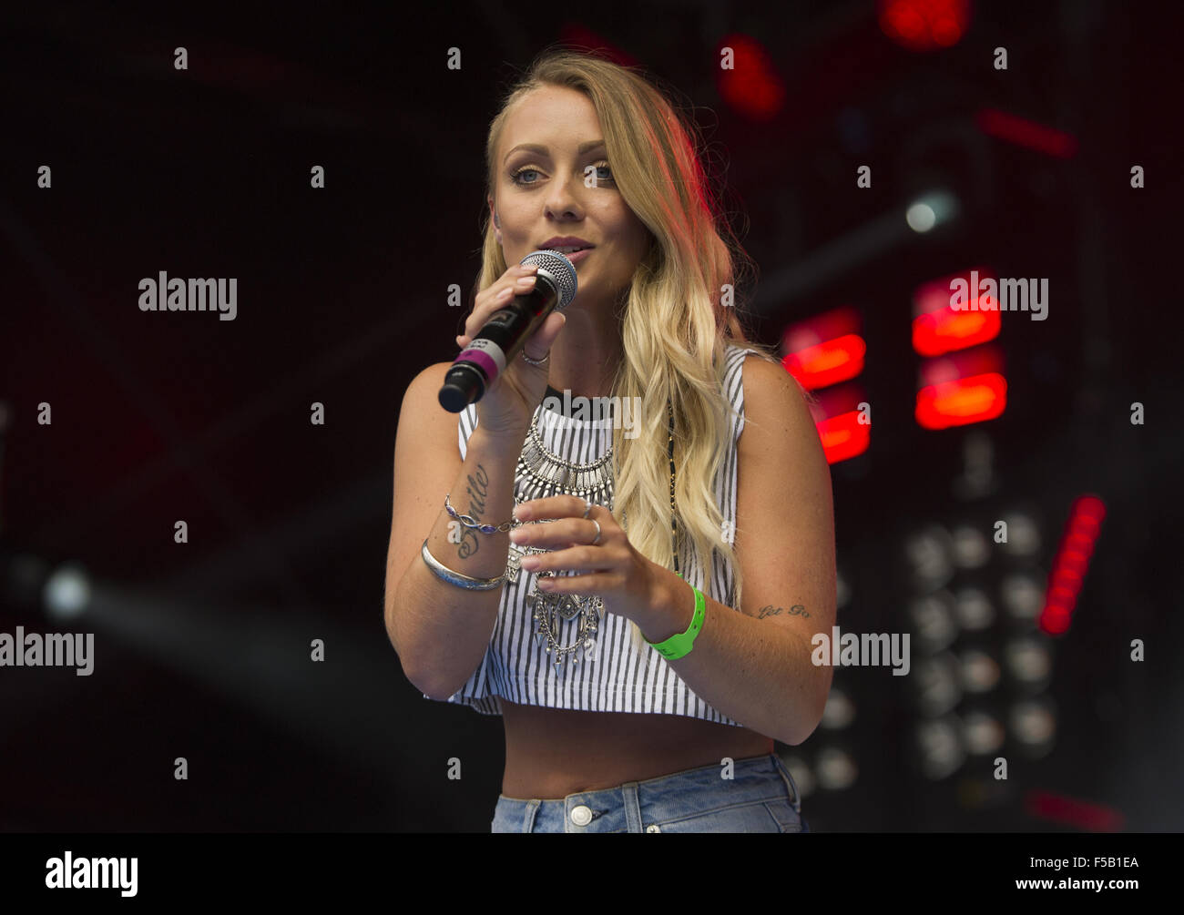 Alexa Goddard performs at Fusion Festival Featuring: Alexa Goddard ...