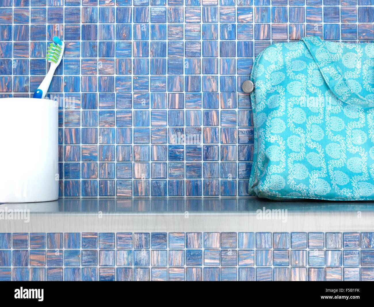 A studio photo of tooth brushes on a bath towel Stock Photo - Alamy