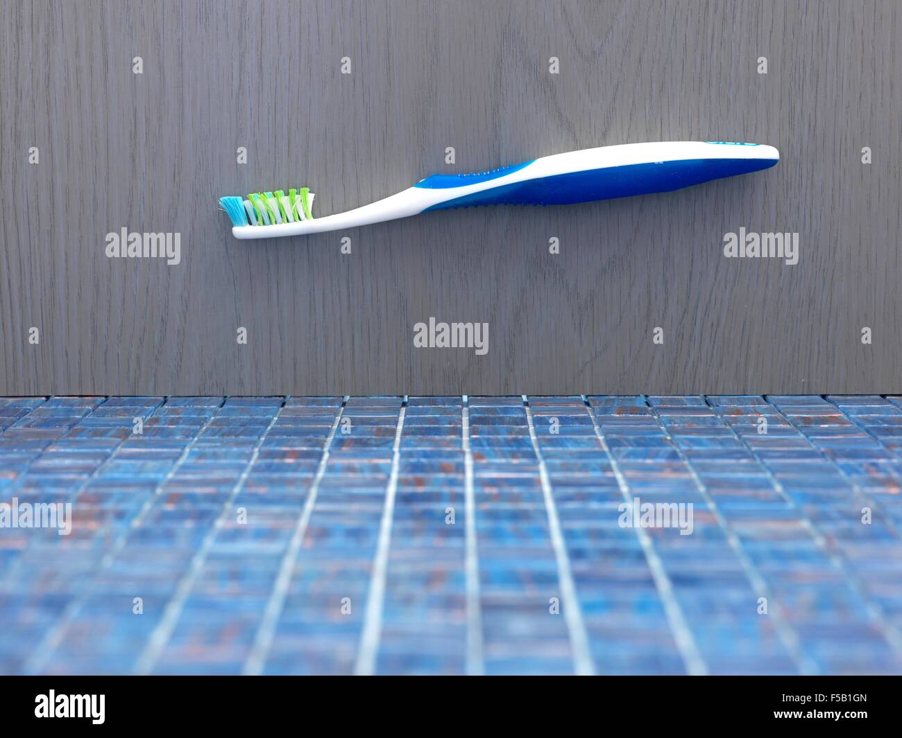 A studio photo of tooth brushes on a bath towel Stock Photo - Alamy