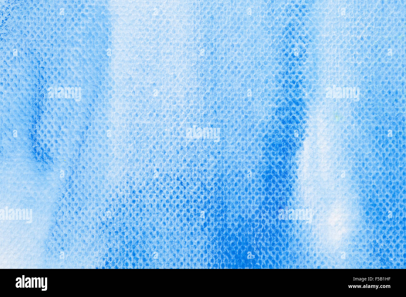 blue watercolor painting on paper background texture Stock Photo - Alamy