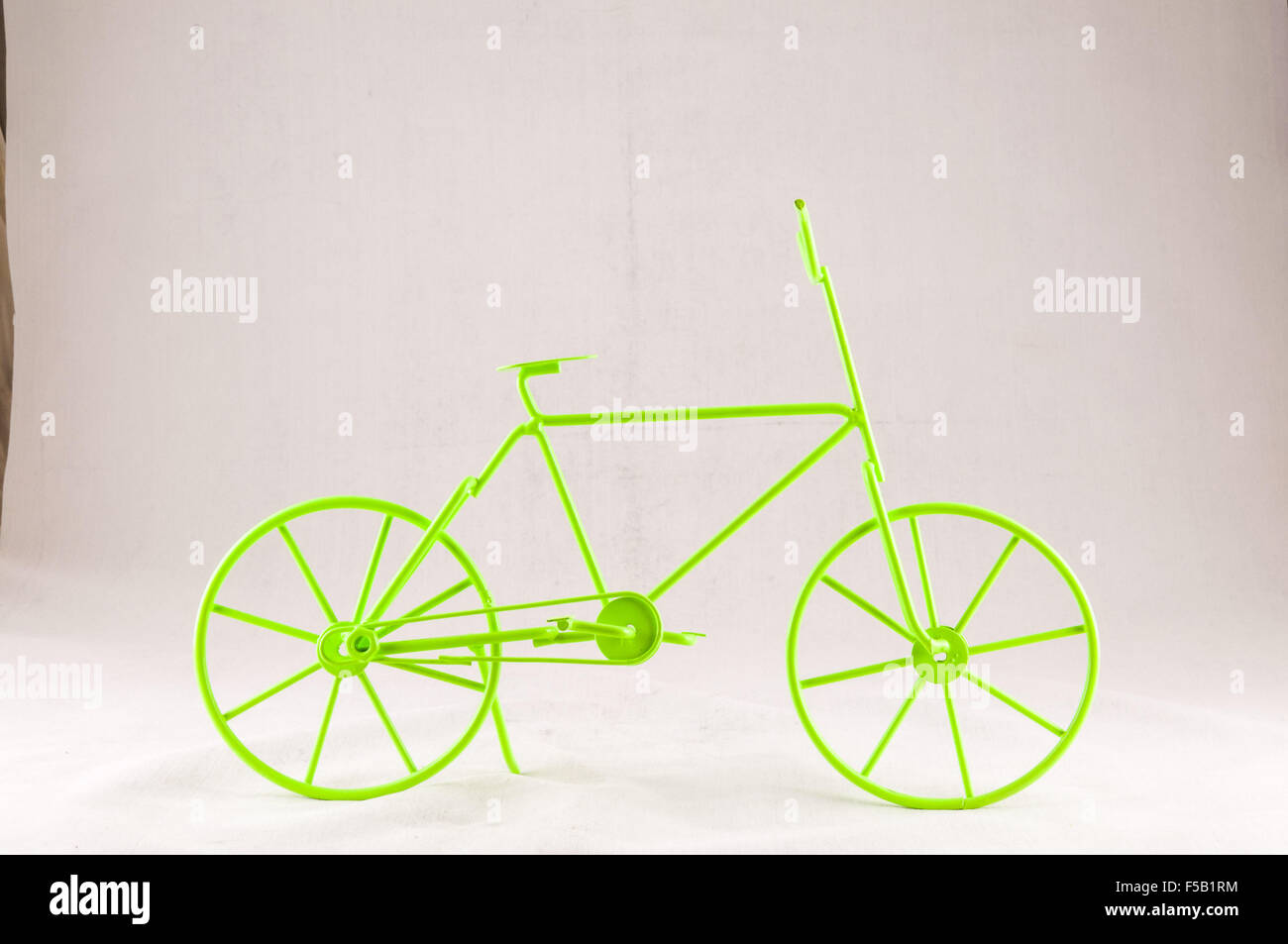 Green Ancient Bicycle Stock Photo - Alamy