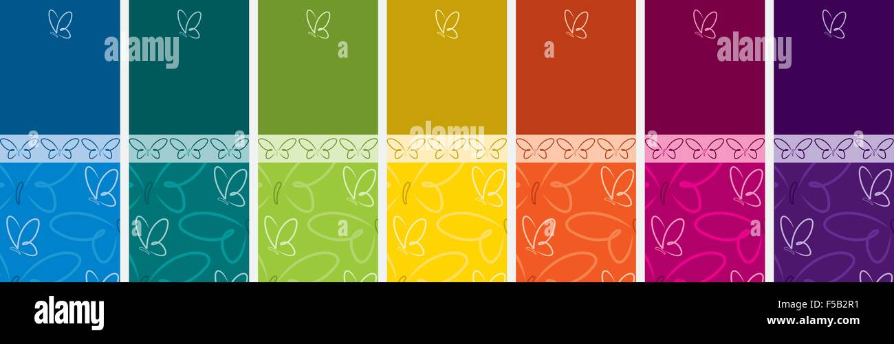 Bright Butterfly banner set in vector format Stock Vector Image & Art ...
