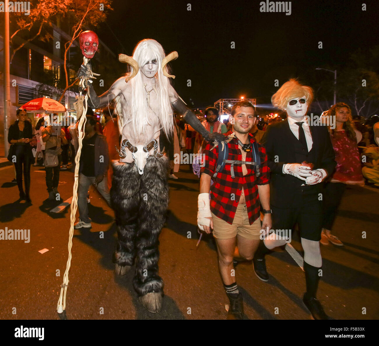 Los Angeles, California, USA. 31st Oct, 2015. Hundreds of thousands of ...