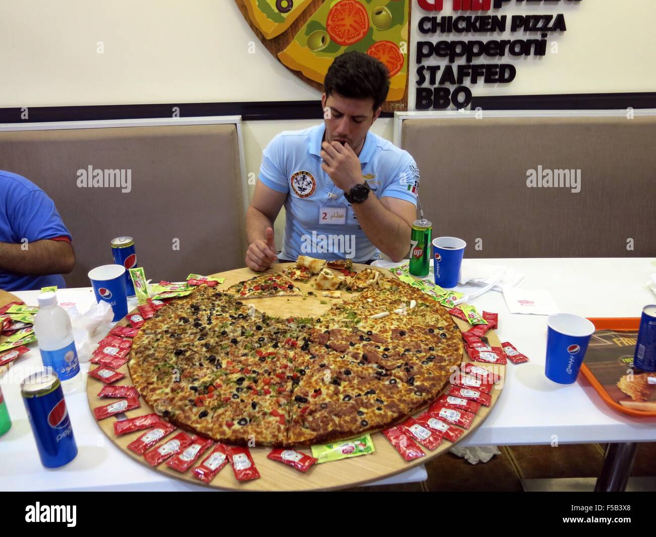 Large Pizza Eating Contests