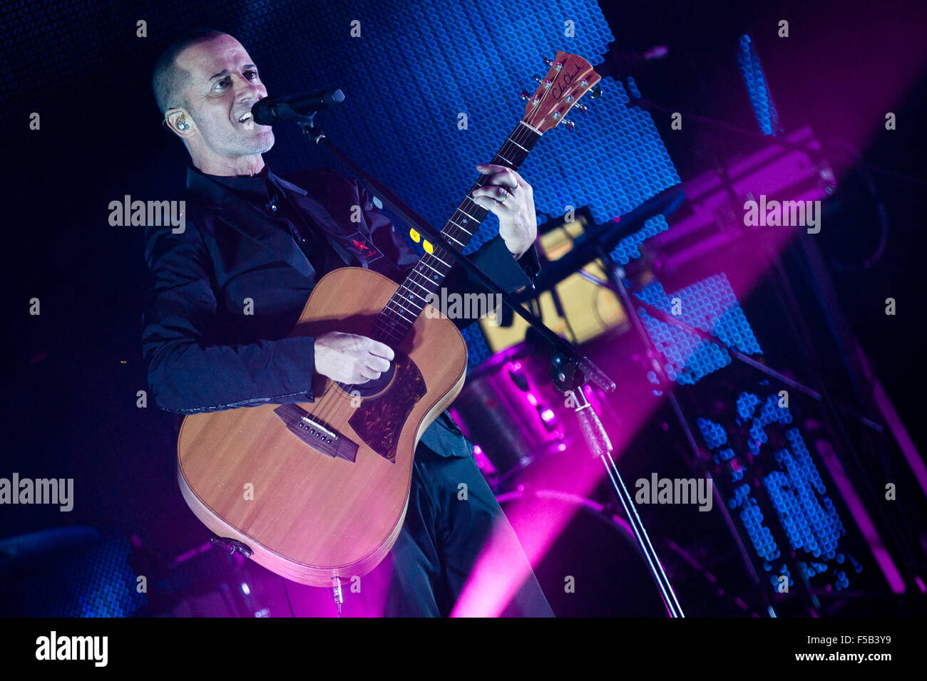 Turin, Italy. 31st Oct, 2015. Italian singer songwriter Raffaele ...