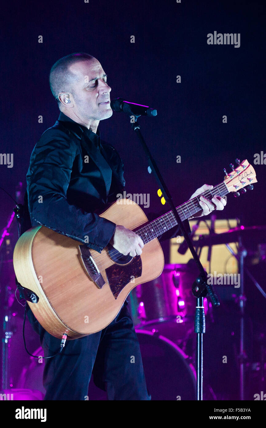Turin, Italy. 31st Oct, 2015. Italian singer songwriter Raffaele ...
